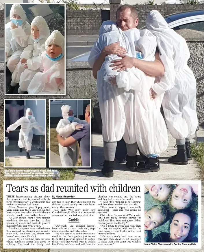 Tears as dad reunited with children - PressReader