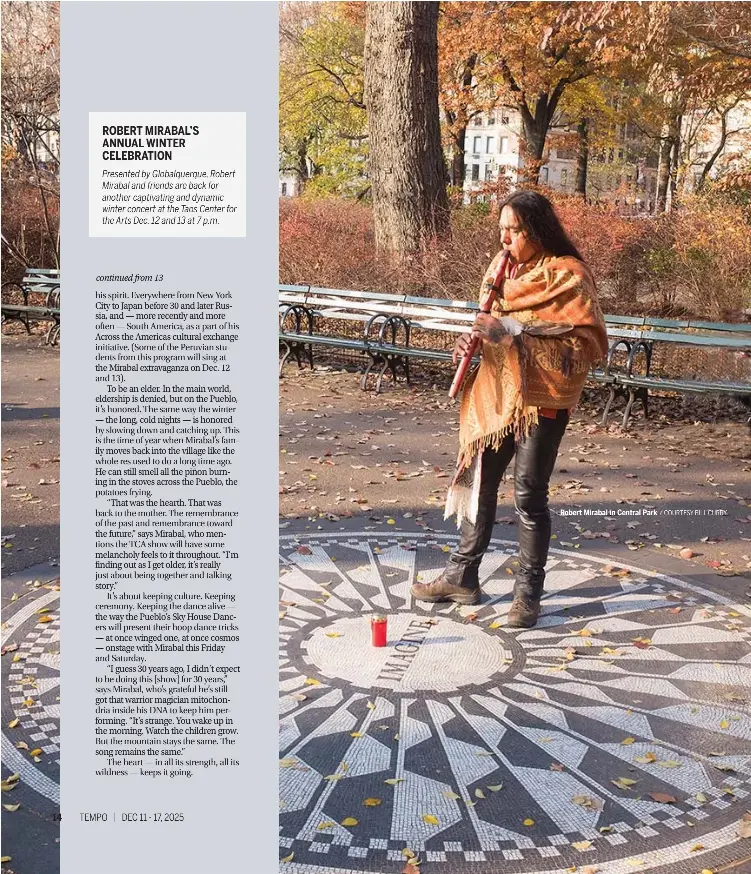 ROBERT MIRABAL’S ANNUAL WINTER CELEBRATIO­N - PressReader