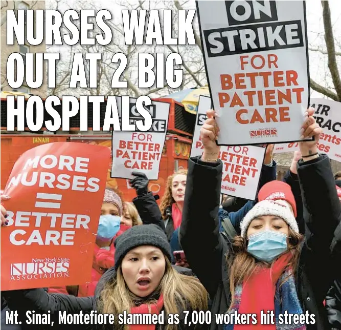NURSES WALK OUT AT 2 BIG HOSPITALS - PressReader