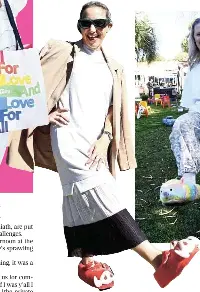 Celebs don furry footwear for a good cause - PressReader