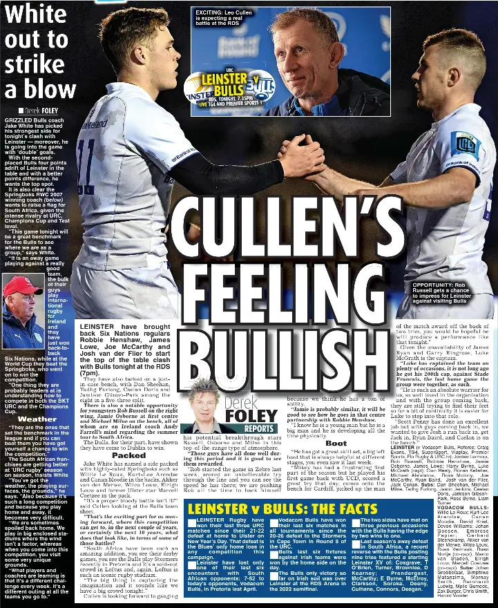 RUGBY White out to strike a blow - PressReader