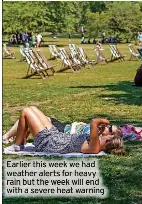 From puddles to a soaring heat warning - PressReader