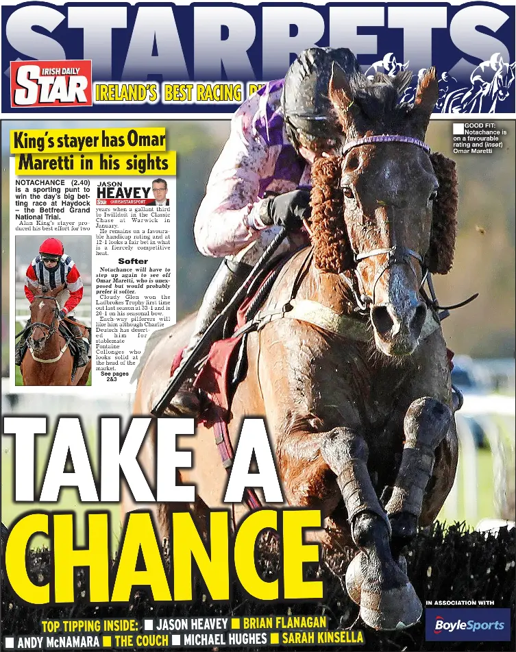 KING’S STAYER HAS OMAR MARETTI IN HIS SIGHTS - PressReader