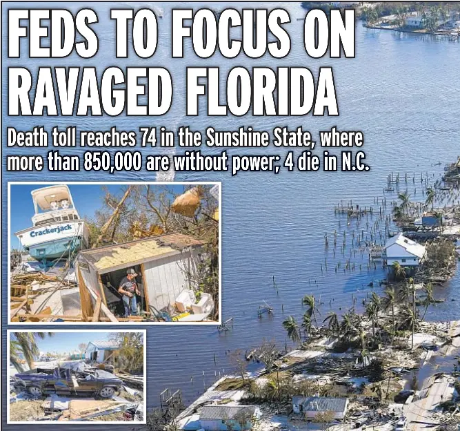 FEDS TO FOCUS ON RAVAGED FLORIDA - PressReader