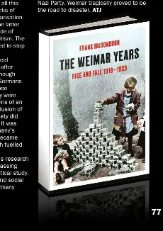 THE WEIMAR YEARS RISE AND FALL 1918-1933 - PressReader