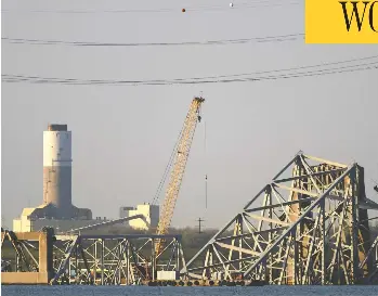 CRANES TO CLEAR BRIDGE WRECKAGE - PressReader