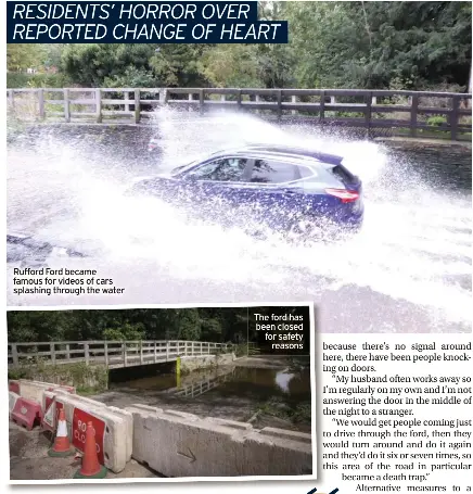 ‘No safe way’ to reopen infamous Rufford Ford? | Nottingham Post ...