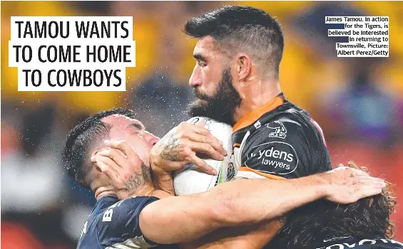TAMOU WANTS TO COME HOME TO COWBOYS - PressReader