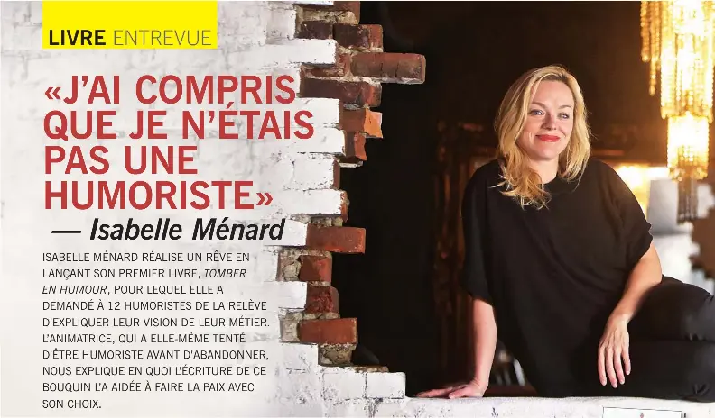 Isabelle Ménard: en paix avec son passé - PressReader