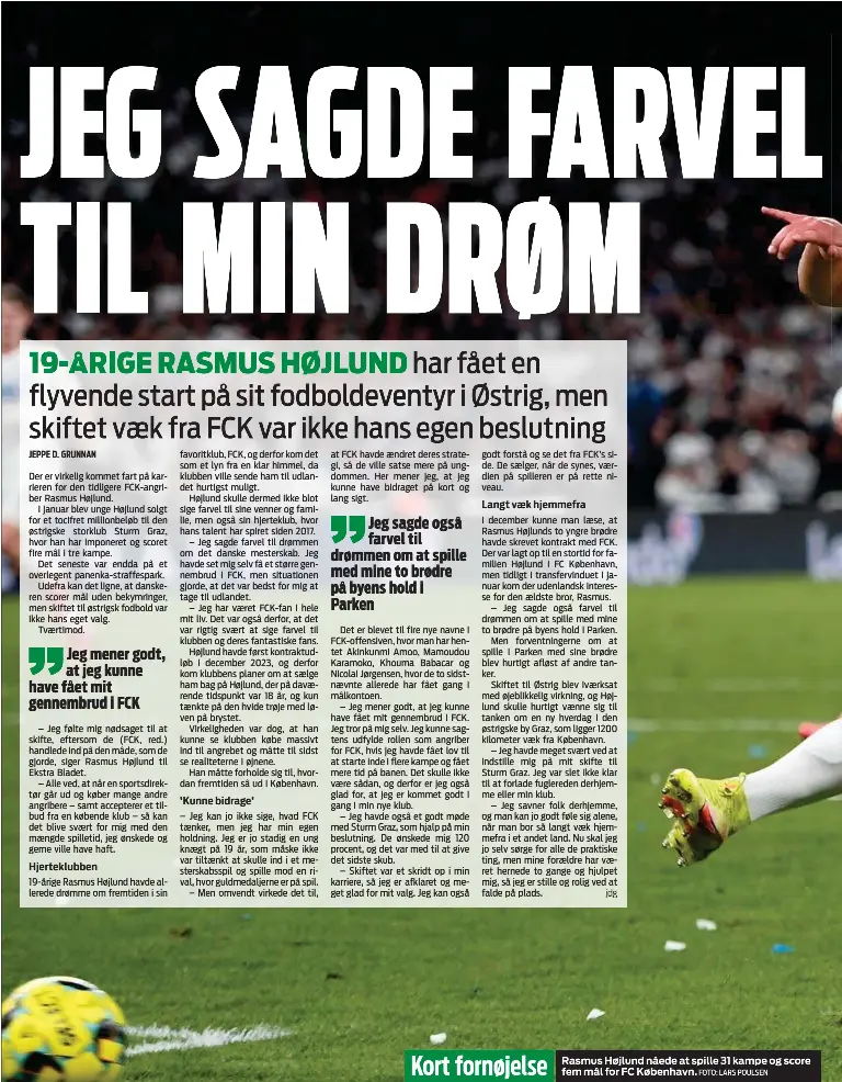 JEG SAGDE FARVEL TIL MIN DRØM - PressReader