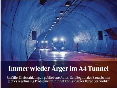 Immer wieder Ärger im A4-tunnel - PressReader