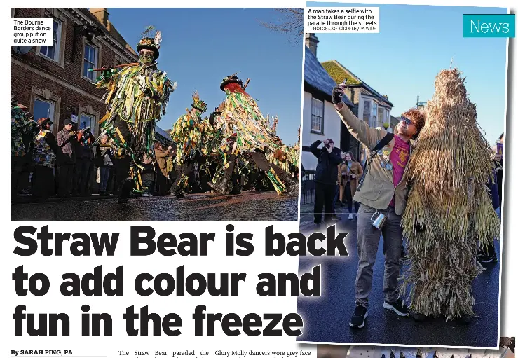 Straw Bear is back to add colour and fun in the freeze - PressReader
