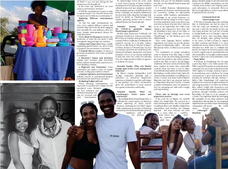 Unveiling Swaziloung­e: From campus conclave to market lounge maven - PressReader