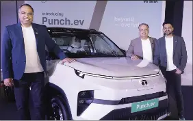 Tata Electric Mobility debuts Pure EV, Punch.ev, at INR 10.99 Lakh - PressReader