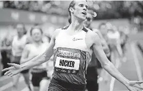 Olympian Hocker isn’t satisfied with gold - PressReader