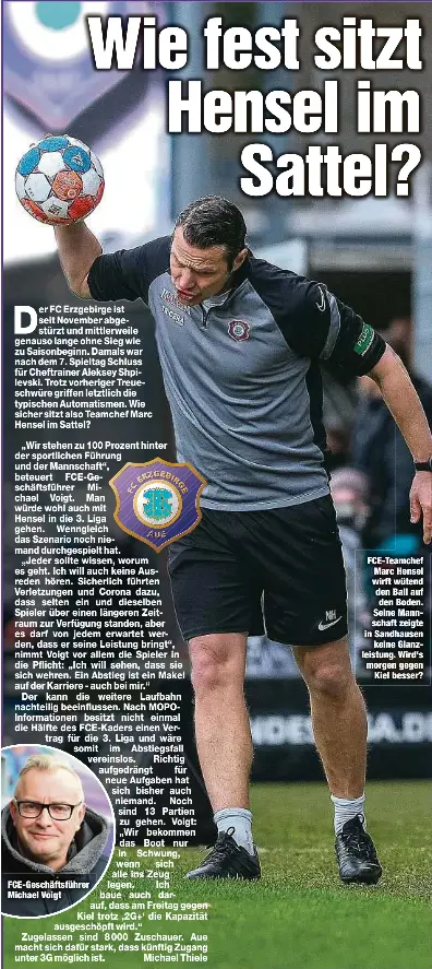 Wie fest sitzt Hensel im Sattel? - PressReader