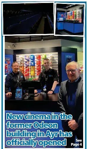 New cinema in the former Odeon building in Ayr has officially opened ...