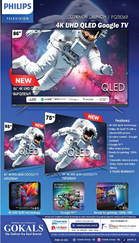 All-New Philips 4K QLED Google TV - PressReader