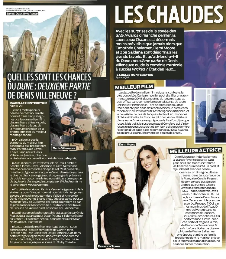 QUELLES SONT LES CHANCES DU DUNE : DEUXIÈME PARTIE DE DENIS VILLENEUVE ? - PressReader