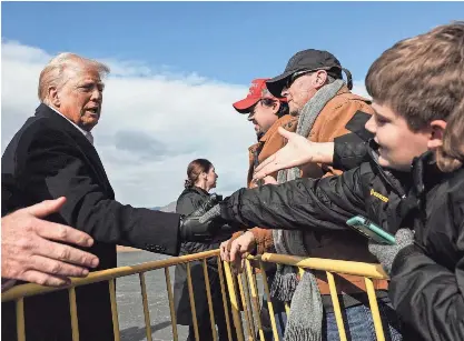 Trump visits disaster areas, blasts FEMA - PressReader