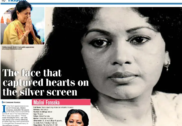 The face that captured hearts on the silver screen - PressReader