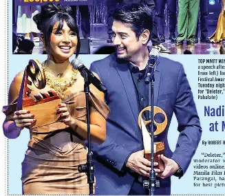 Nadine, Ian win top acting honors at MMFF 2022 Gabi ng Parangal - PressReader