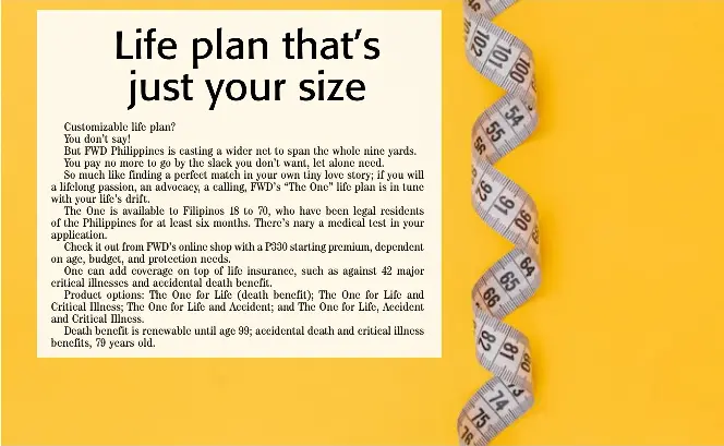 Life plan that’s just your size - PressReader