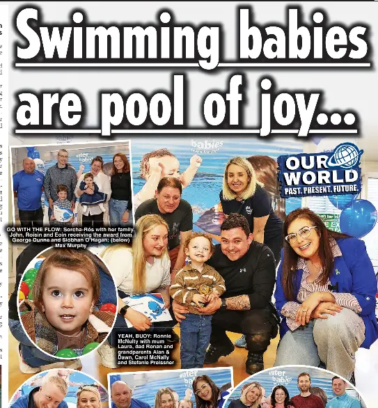 Swimming babies are pool of joy... - PressReader