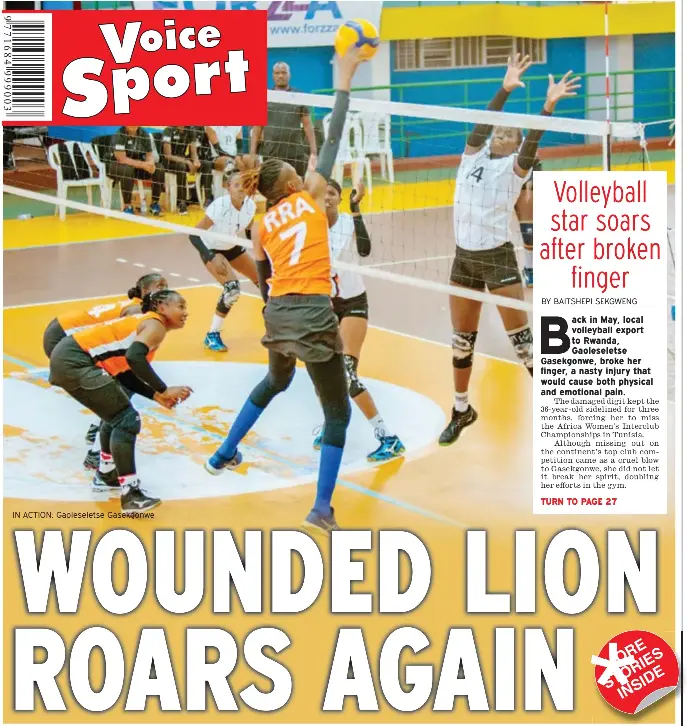 WOUNDED LION ROARS AGAIN - PressReader