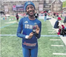 Jaeda Robinson pleased with triple jump silver at Penns - PressReader