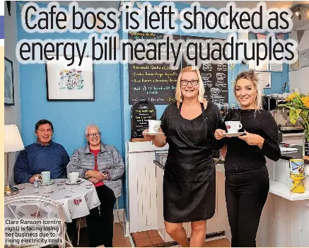 Cafe boss is left shocked as energy bill nearly quadruples - PressReader