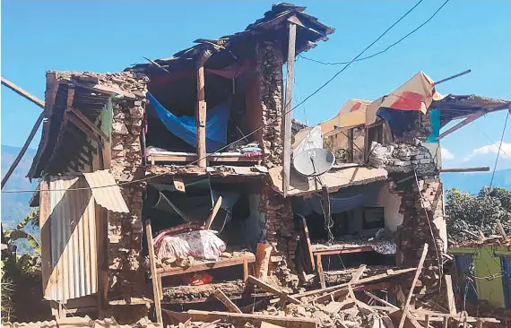 Killer quake hits Nepal in the dark, 157 dead - PressReader