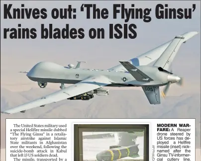 Knives out: ‘The Flying Ginsu’ rains blades on ISIS - PressReader