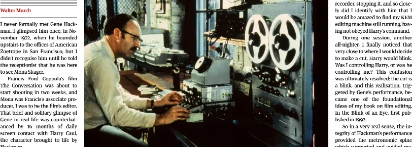 ‘I spent 12 hours a day for 16 months with Gene Hackman - but never met ...