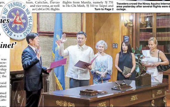 BBM welcomes Angara to Ôwild, wild world of CabinetÕ - PressReader