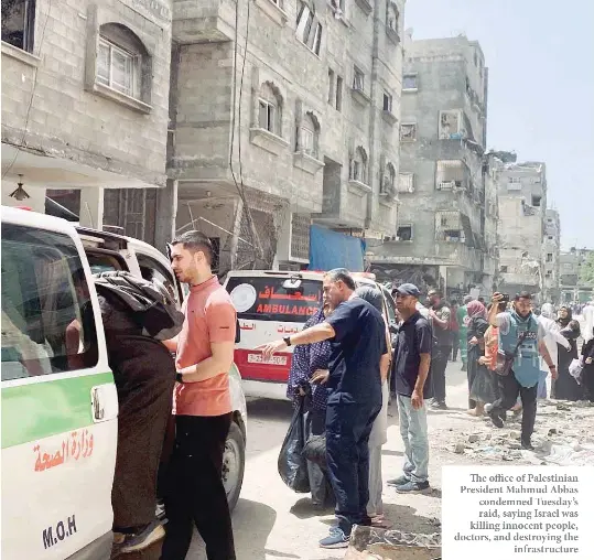 Israeli forces raze Jabalia with air strikes - PressReader