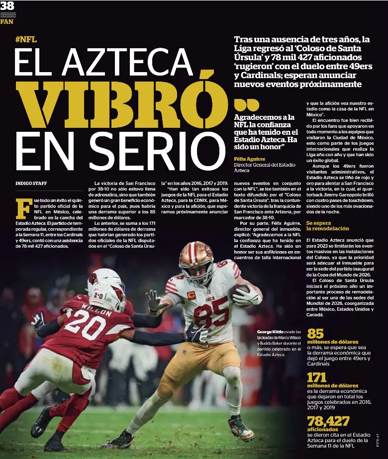 EL AZTECA VIBRÓ EN SERIO - PressReader