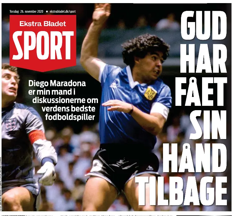 GUD HAR FÅET SIN HÅND TILBAGE - PressReader