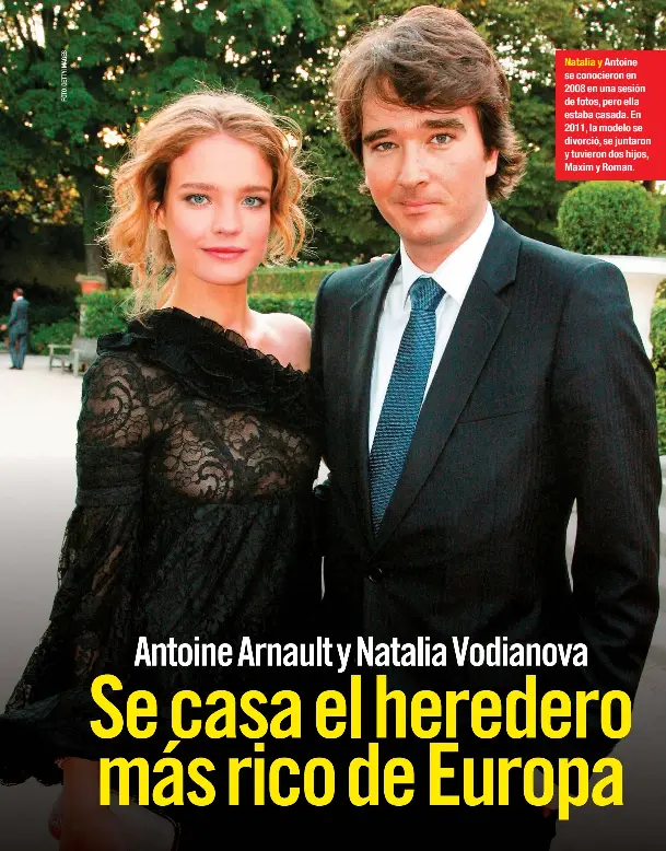 ANTOINE ARNAULT Y NATALIA VODIANOVA: SE CASA EL HEREDERO MÁS RICO DE ...
