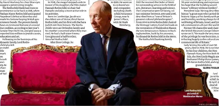 Jacob, fourth Baron Rothschild - PressReader