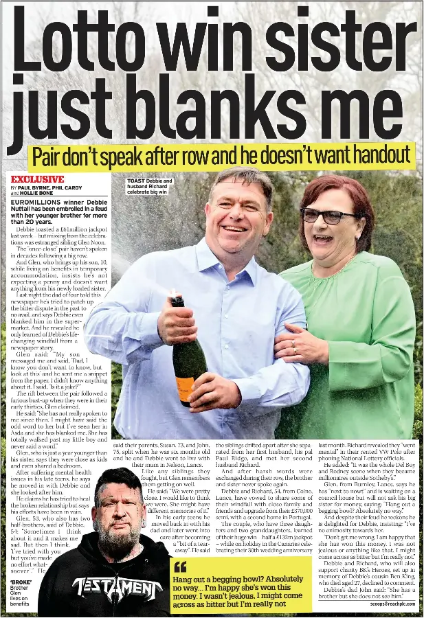 Lotto win sister just blanks me - PressReader
