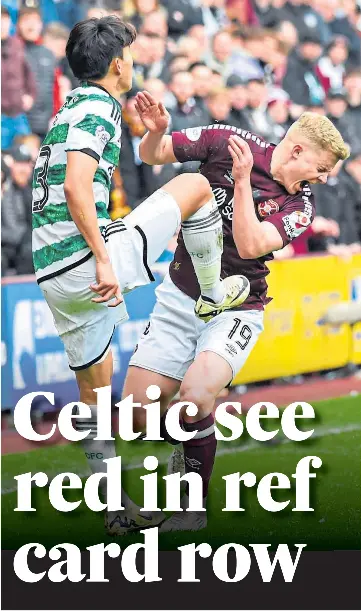 Celtic see red in ref card row - PressReader