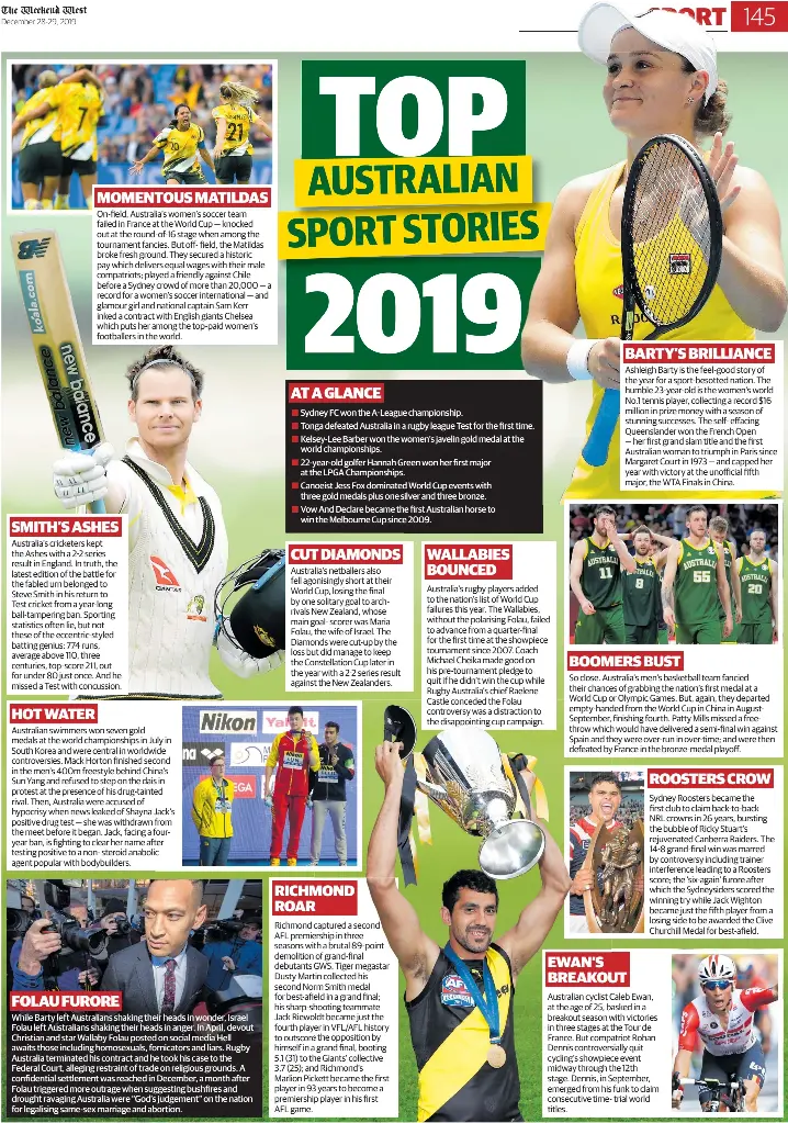 THE YEAR IN SPORT - PressReader