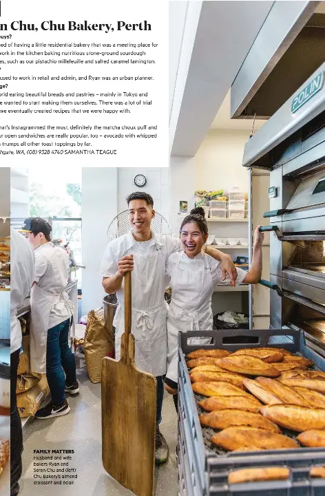 Ryan & Seren Chu, Chu Bakery, Perth - PressReader