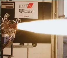 Dubai-based company successful­ly test fires 3D-printed space rocket ...