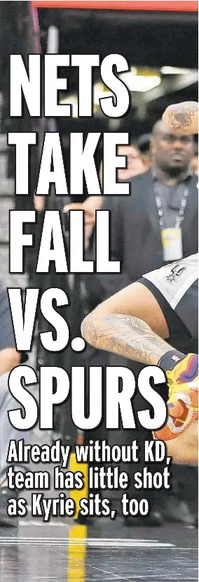 NETS TAKE FALL VS. SPURS - PressReader
