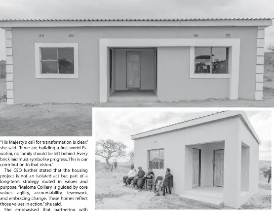 Maloma Colliery completes E600K homes for families - PressReader
