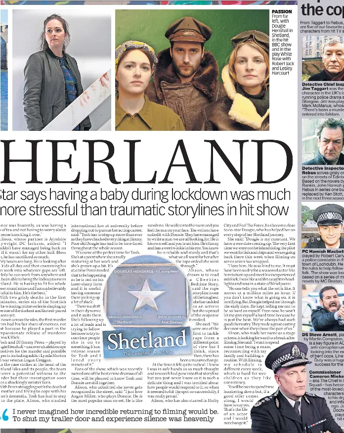 SHETLAND ACTRESS ON COPING WITH TWO CHILDREN AND HER JO OY AT BEING ...