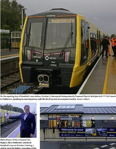 Batteries in charge as Merseyrail opens extension to Headbolt Lane ...