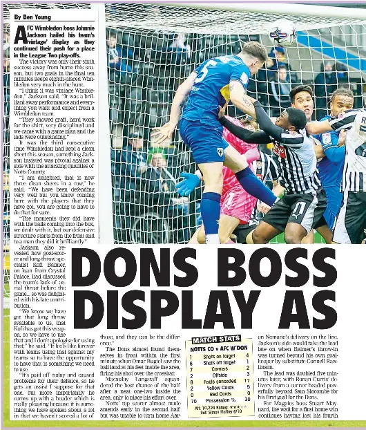 DONS BOSS HAILS VINTAGE DISPLAY AS KOFI IS CLASS - PressReader